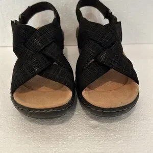 Clarks | Shoes | New Clarks Womens Merliah Echo Slipon Slingback Wedge ...